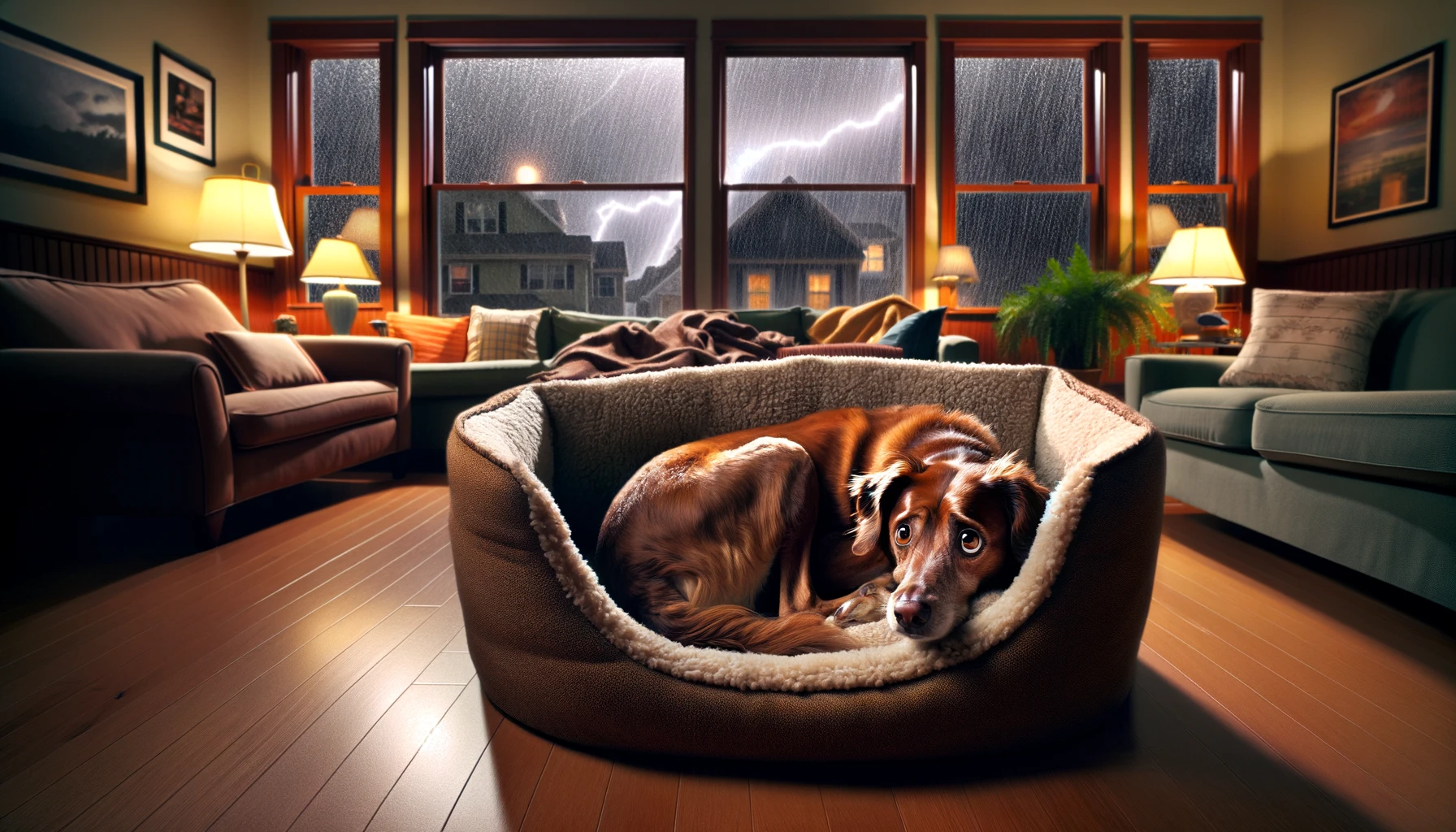 Dog Scared of Storms: Weathering the Woofs - AnxiousCanine.com